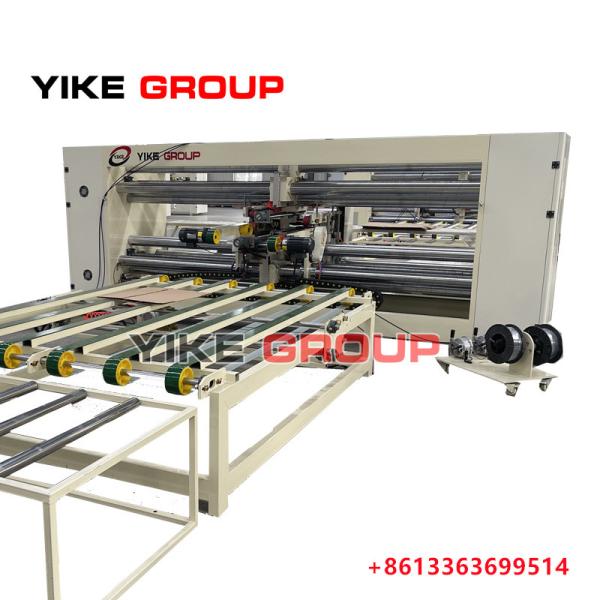 Quality Yk-2000 Semi Automatic Stitching Machine Double Pieces Carton Box Making From Yike Group for sale