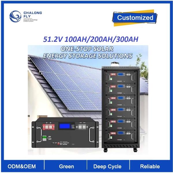 Quality Customized Home Residential Industrial Energy System ESS Rack Mounted LiFePO4 Lithium Ion Battery 48v 100ah 3.2V ESS for sale