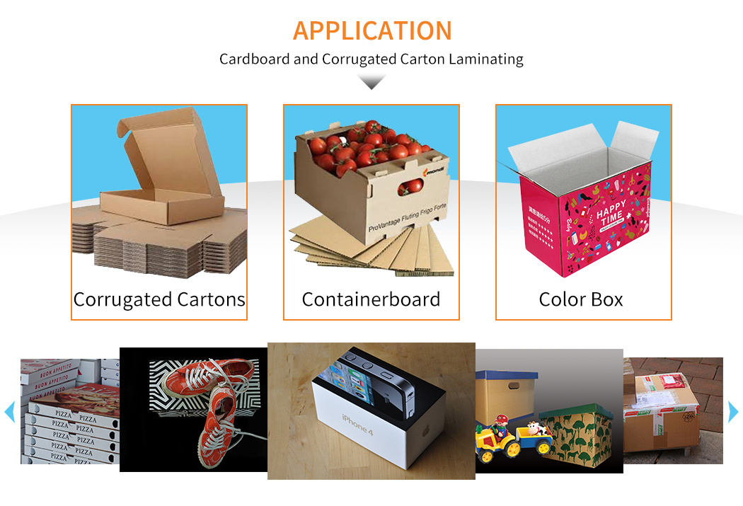 Stable High Speed Time Saving Industrial Flute Laminating Machine for Corrugated Board