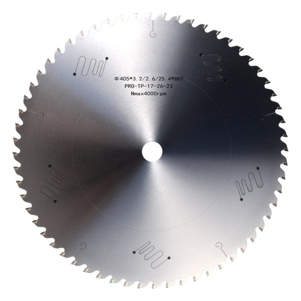 Quality 2-5 MM thickness Aluminum TCT carbide teeth CIRCULAR SAW BLADE with Gold TIN Coating for sale