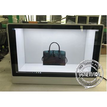 Quality Interactive Touch Screen Transparent Lcd Showcase 21.5 Inch With Windows / WIFI for sale