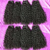 Quality Full Tip Double Drawn Weave Hair Extensions Pixie Wig Magic Curl Custom for sale