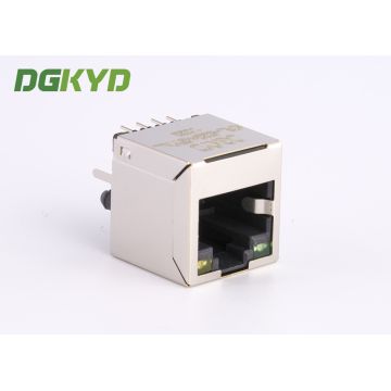 Quality Customized 16.10mm height 180 degree vertical entry RJ45 pcb jack ethernet for sale