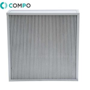 Quality High Dust Capture Capacity Deep Pleat HEPA Filter H10 H11 H12 H13 H14 for sale