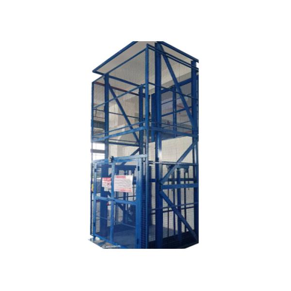 Quality 5T Electric Small Goods Elevator Guide Rail Warehouse Freight Elevator for sale