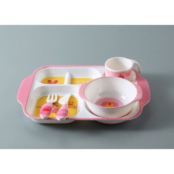 Quality CIQ Approved Cartoon Pattern Melamine Dinnerware Set for sale