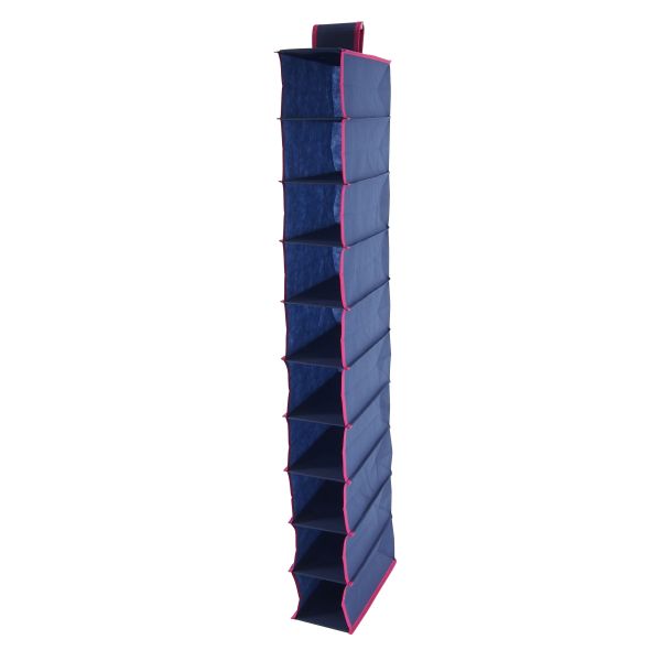 Quality Strap Top 47 Inch 10 Shelf Hanging Shoe Organizer for sale