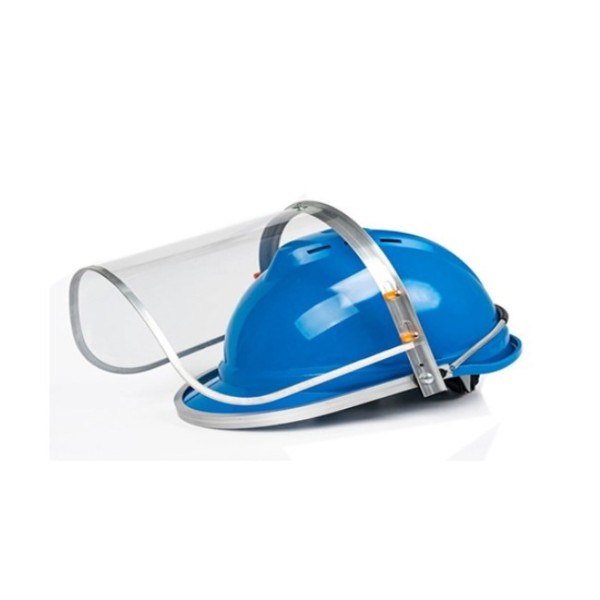 Quality PVC Chainsaw Hard Hat with Splashproof Full Face Mask and 6 Point Suspension for for sale