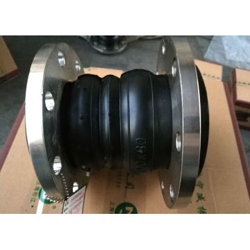 Quality Galvanized Double Sphere Rubber Expansion Joint With Reinforcing Layer for sale