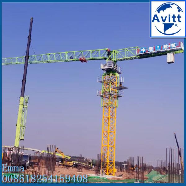 Quality QTZ63 PT5210 Topless Tower Crane Used For Lifting Building Material for sale