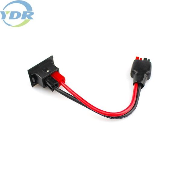 Quality 2Pin socket Battery Connector Cables , 14AWG Battery Wire Harness for sale