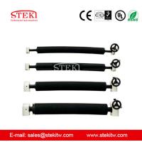 Quality STEKI Black Rubber Conveyor Rollers 100mm Shaft Diameter perfect for Conveyor for sale