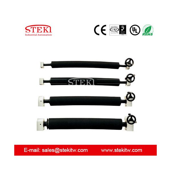 Quality STEKI Black Rubber Conveyor Rollers 100mm Shaft Diameter perfect for Conveyor Systems for sale