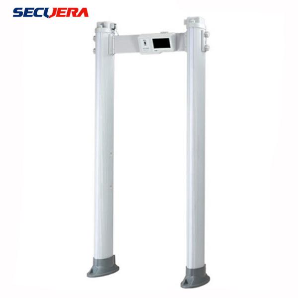 Quality Access Safety Commercial Body Metal Detectors , 4 Zones Walk Through Scanner With Human Indicating Lamp for sale