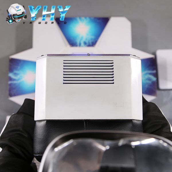 Quality 9D VR Roller Coaster Simulator 1 Player Rocket VR 360 Machine for sale