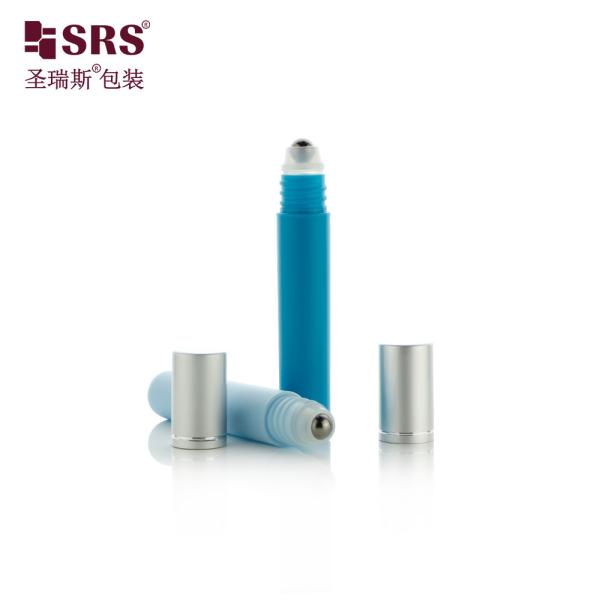 Quality 7ml Empty Eye Massage Serum Round Roll On Bottle Cosmetic Roller Applicator for sale