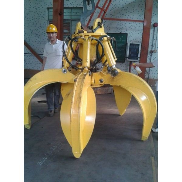 Quality Customized Huitong Excavator Orange Peel Grab for 17-26 Ton Excavators Machine Type Excavator Attachment Tools CE Certificate for sale