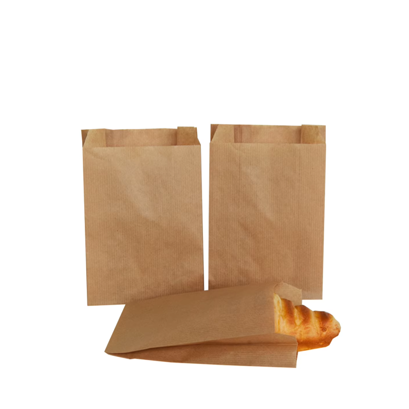 Quality Personalized Pinch Bottom Paper Bags White Sachet Bag for Bakery Shop for Cakes Take Out for sale