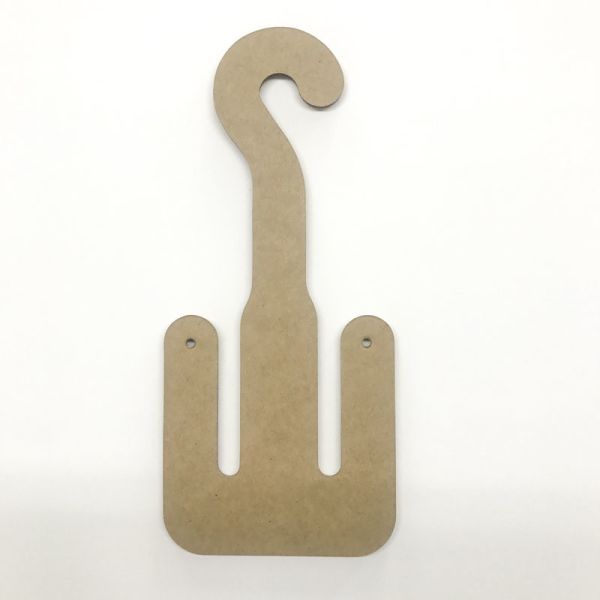 Quality 2mm 3mm Thickness Cardboard Shoes Hangers Biodegradable Paper Flip Flop Hanger for sale