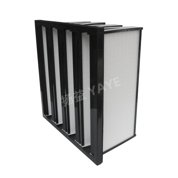 Quality H14 U15 V Bank Air Filter V Bank HEPA Filter 360 Degree Visibility for sale