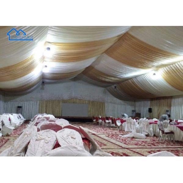 Quality Removable BBQ Party Marquee Tents Galvanized Framework PVC Fabric Sidewall for sale