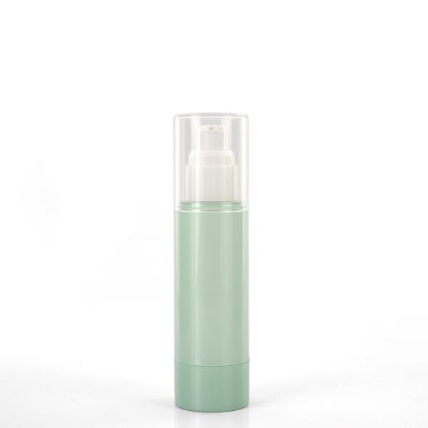 Quality Green Cosmetic PET Empty Packaging Plastic Lotion Bottles for sale