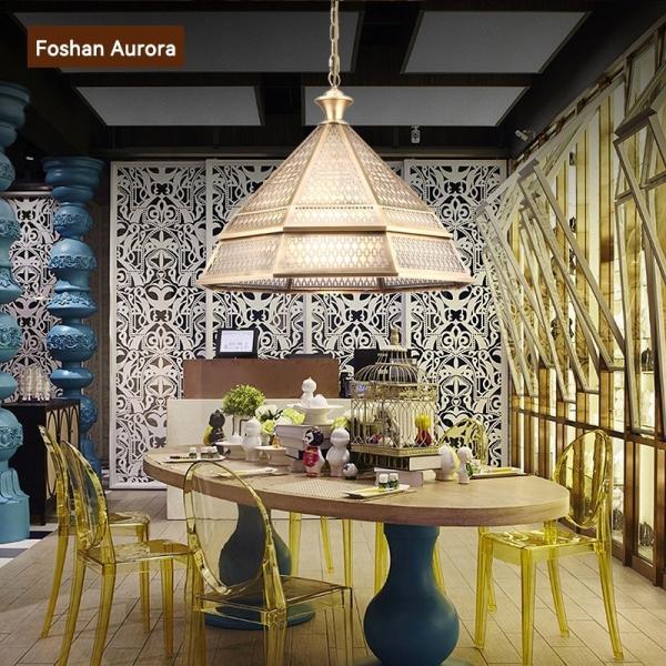 Quality Middle LED Vintage Copper Ceiling Light For Luxury Decorative Lighting for sale