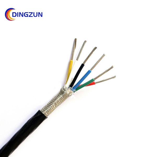 Quality H05SS-F AFPF 6 Cores FEP Insulated Multi Core Shielded Cable For Remote Control for sale