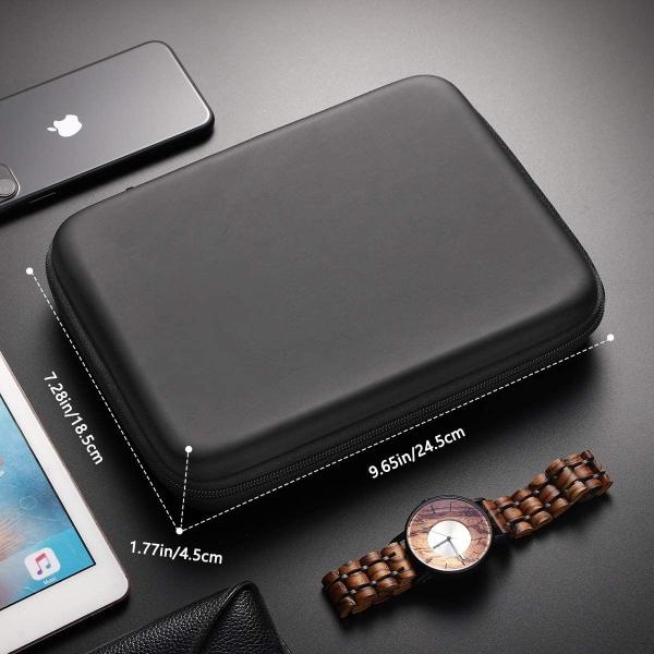 Quality CE 1680D Polyester EVA Watch Carry Case Silk Screen Print Logo for sale