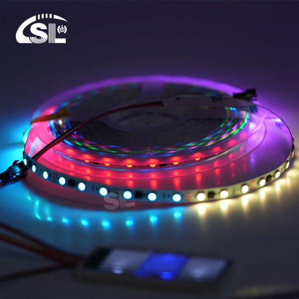 Quality Smart Multi Color 5m 10m 12v 5050 Rgb Led Pixel Strip Lights for Residential Lighting for sale