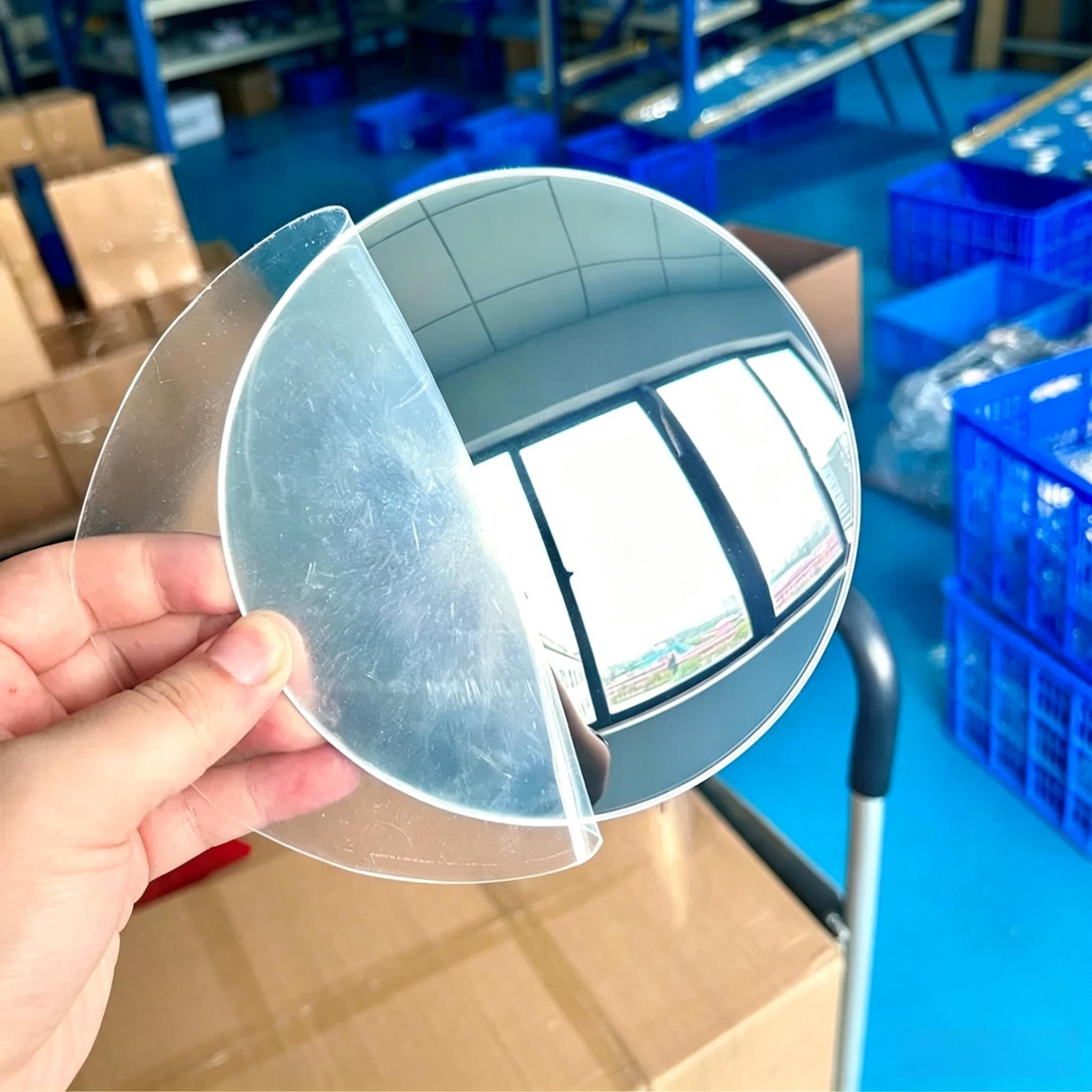 Quality MD Clear Reflection Acrylic Convex Mirror Shatterproof PMMA Distortion Free High for sale