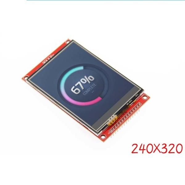 Quality 3.2 Inch Tft color display , 240x320 Resolution , 14 Pins 4 Wire SPI Interface for sale