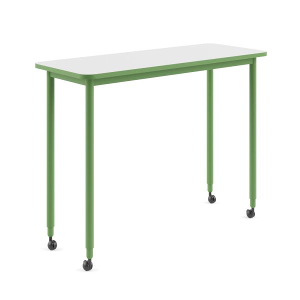 Quality FLEX Office Rectangular Versatile Modular Table With Casters For Easy Repositioning for sale