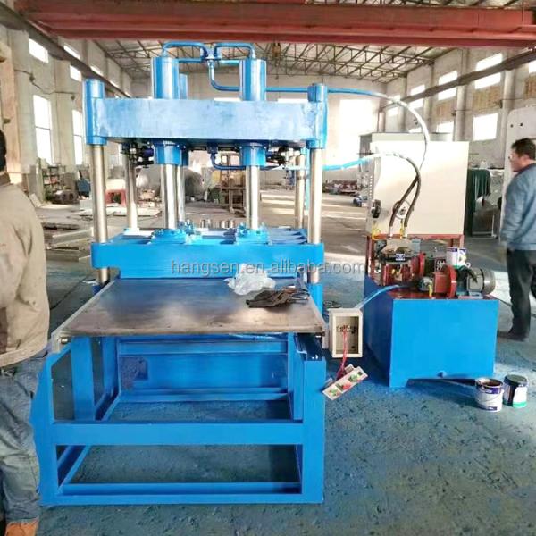 Quality Gym Rubber Floor Tiles Making Machine Plate Vulcanizing Press 5.5KW for sale