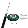 china GYXTW central Loose Tube single mode optical fiber Cable Black Outer Sheath