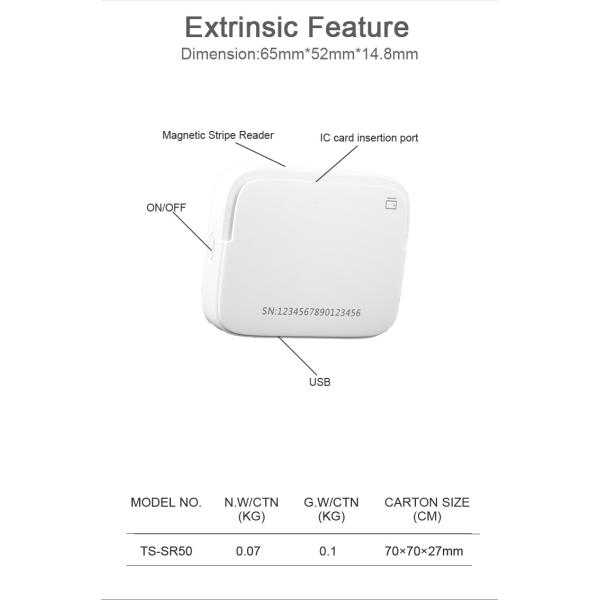 Quality Mini Card Reader Terminal MPOS Device POS Android IOS System for sale