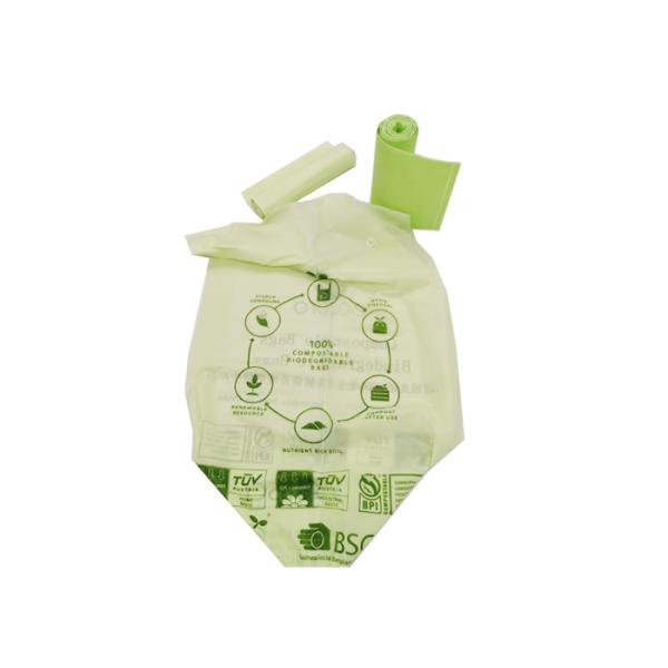Quality 45 Litre 12 Gallon Biodegradable and Compostable Bags Kitchen Bin Liners for sale