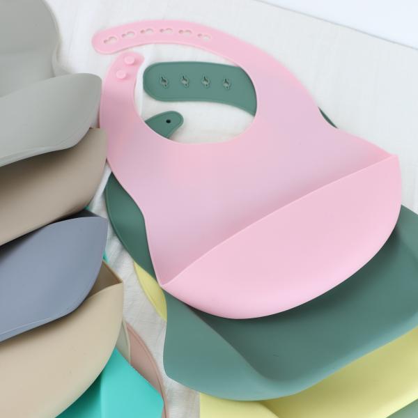 Quality Personalised Silicone Baby Bib Durable For Baby Toddler Feeding for sale