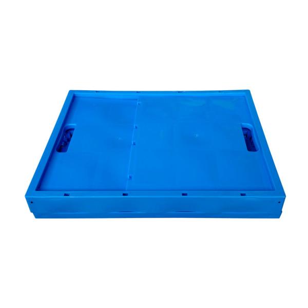 Quality 750*580mm Larger Plastic Collapsible Logistics Containers With Casters for sale