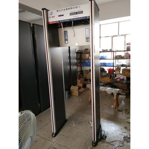 Quality 6 Zone Walk Through Metal Detector Machine With Door Frame / LED Alarm Light for sale