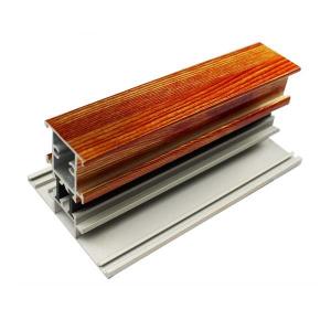 Quality Wood Finish Aluminium Profiles for sale