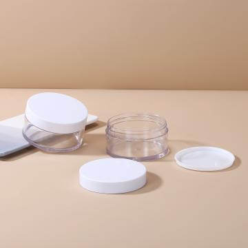Quality 40mm Opening Diameter Cream Jars Cosmetic Packaging PET Thick Wall for sale