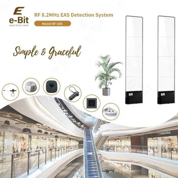 Quality EAS 8.2MHz RF Detection System Acrylic Sound Light Alarm for sale