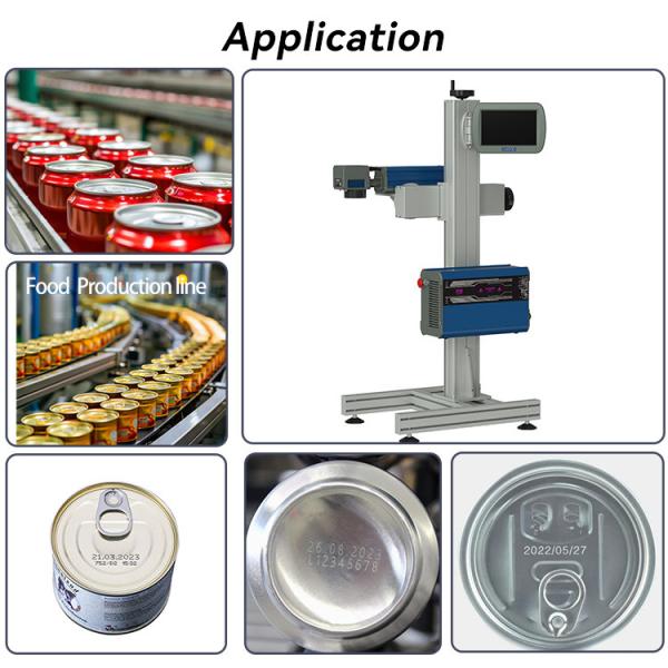 Quality Metal Fiber Laser Marking Machine 20W 30W 50W 100W For Pipe for sale
