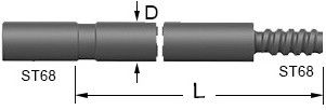 Top Hammer Drill Rod For Rock Drillling 31
