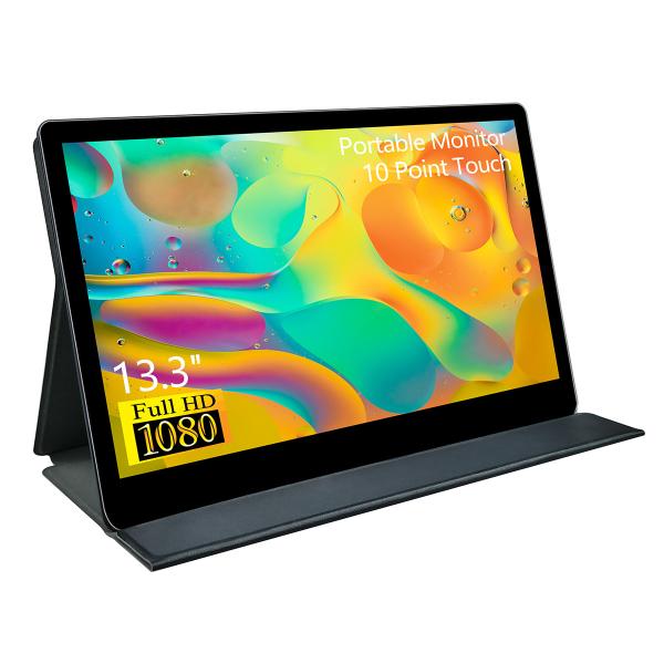 Quality 1920x1200 Resolution HDR Split Screen Type C Slim Portable Monitor for sale
