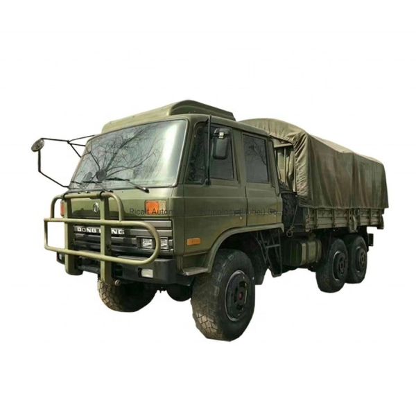 Quality Off-Road Ready 2022 Dongfeng 4x4 6x6 Diesel Tarpaulin Truck with Single and Double Row for sale