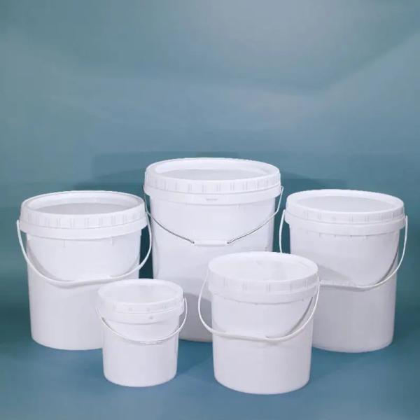 Quality Customized Colors Seed Storage Round Plastic Bucket With Lid Round Shape for sale