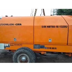 Quality Electric Used Concrete Trailer Pumps Zoomlion 600L Hopper Capacity for sale