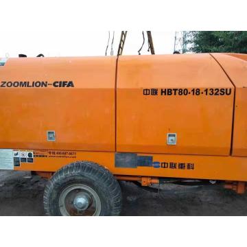 Quality Electric Used Concrete Trailer Pumps Zoomlion 600L Hopper Capacity for sale